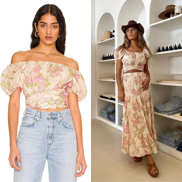 Spell | Tops | Rose Garden Cropped Blouse Spell And The Gypsy ...
